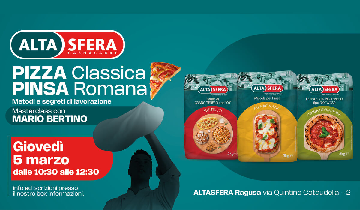 ALTASFERA RAGUSA IL 5 MARZO OSPITERÀ UNA MASTERCLASS SULLA PIZZA ...